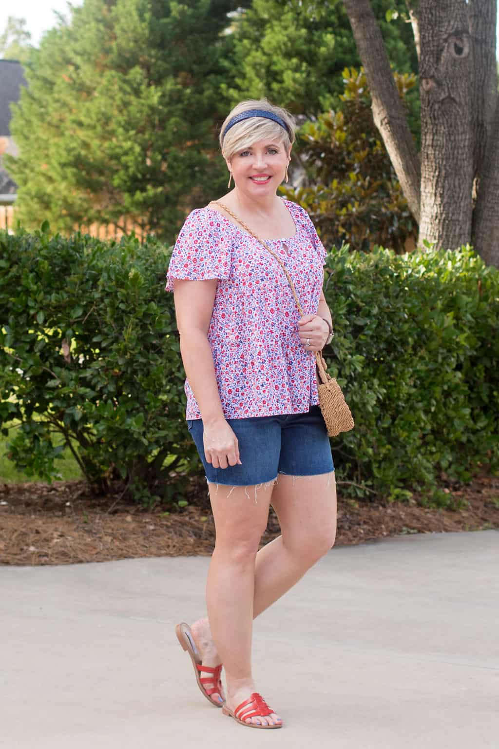 Red white and blue outfit ideas - Savvy Southern Chic