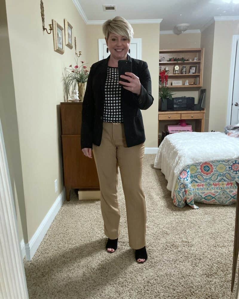 What I Wore Lately: Camel and Black Outfits - Savvy Southern Chic